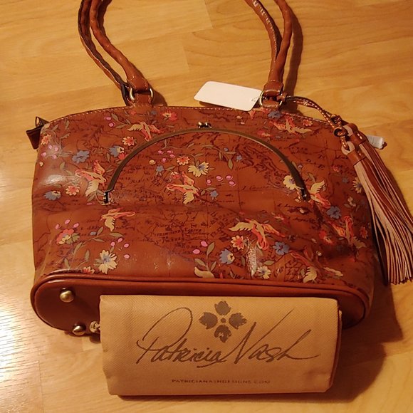 Patricia Nash Floral Map Print Handbags | semashow.com